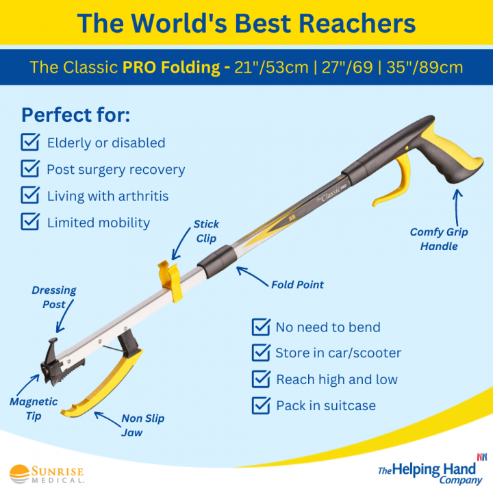 Hickleys Healthcare : Classic PRO Folder Reacher